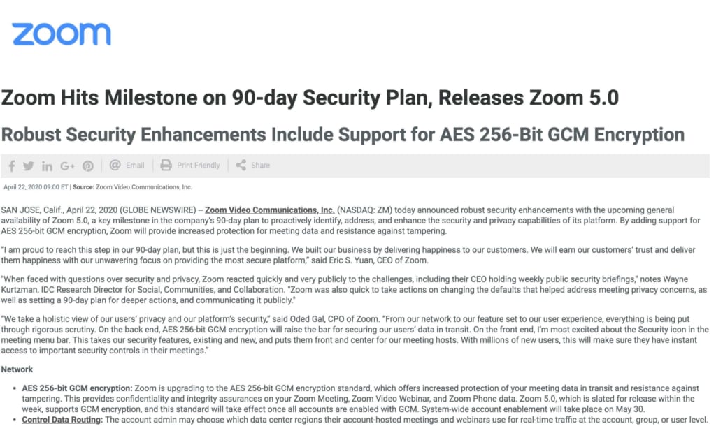 zoom 5.0がリリース 暗号化強化やデータセンターの選択などセキュリティが向上 | プログラミングスクールならテックキャンプ